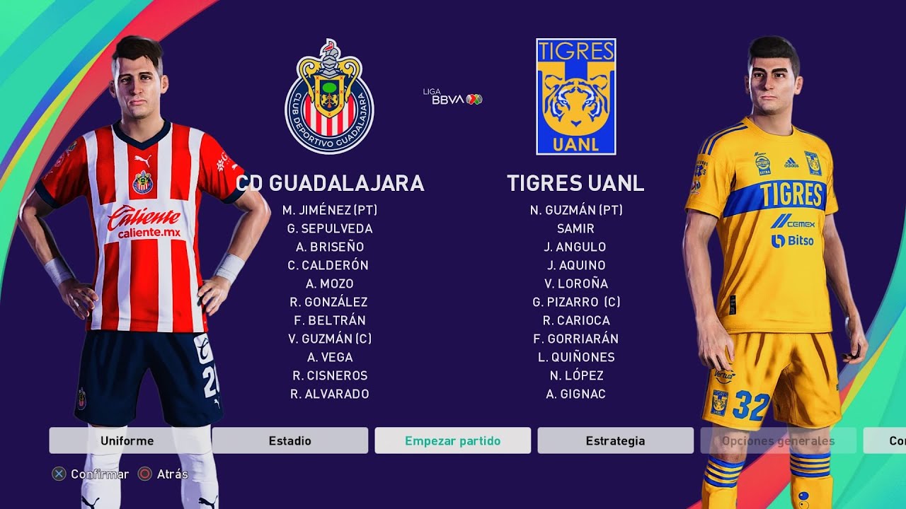 CHIVAS GUADALAJARA VS TIGRES UANL / SIMULACIÓN FINAL VUELTA C2023 LIGA ...