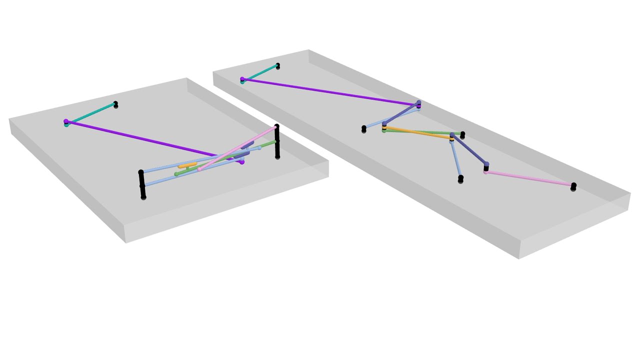 GeoGebra | Two-Dwell Rocker Linkage and Single Dwell Rocker Linkage ...