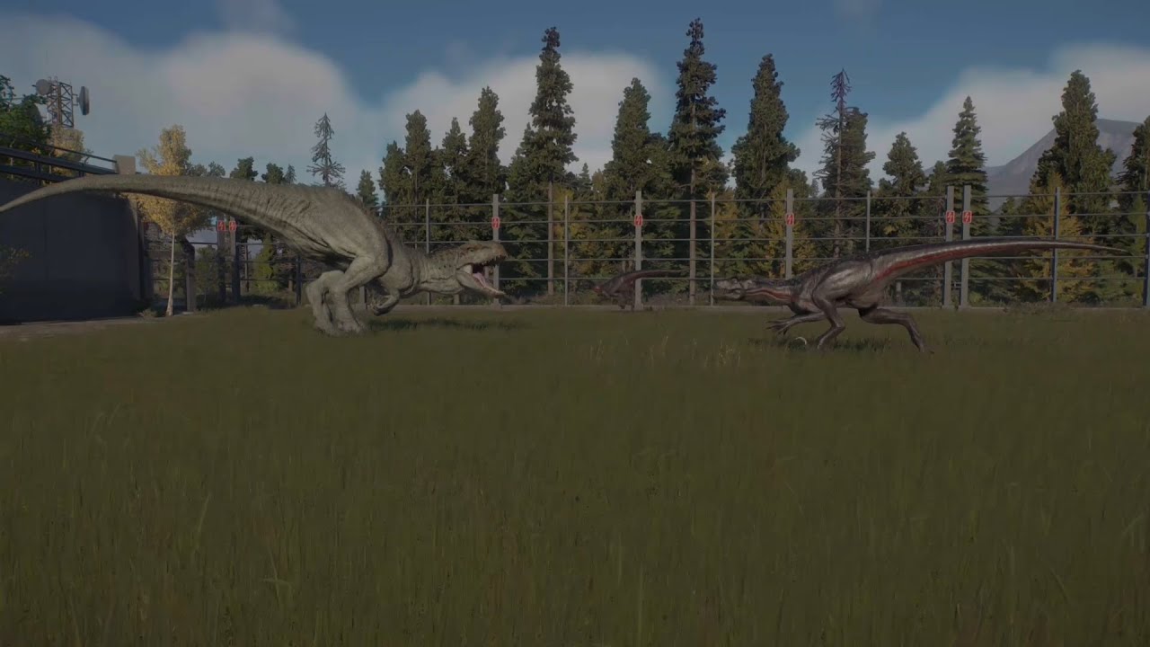Indominusrex Vs Indoraptor Jurassic World Evolution