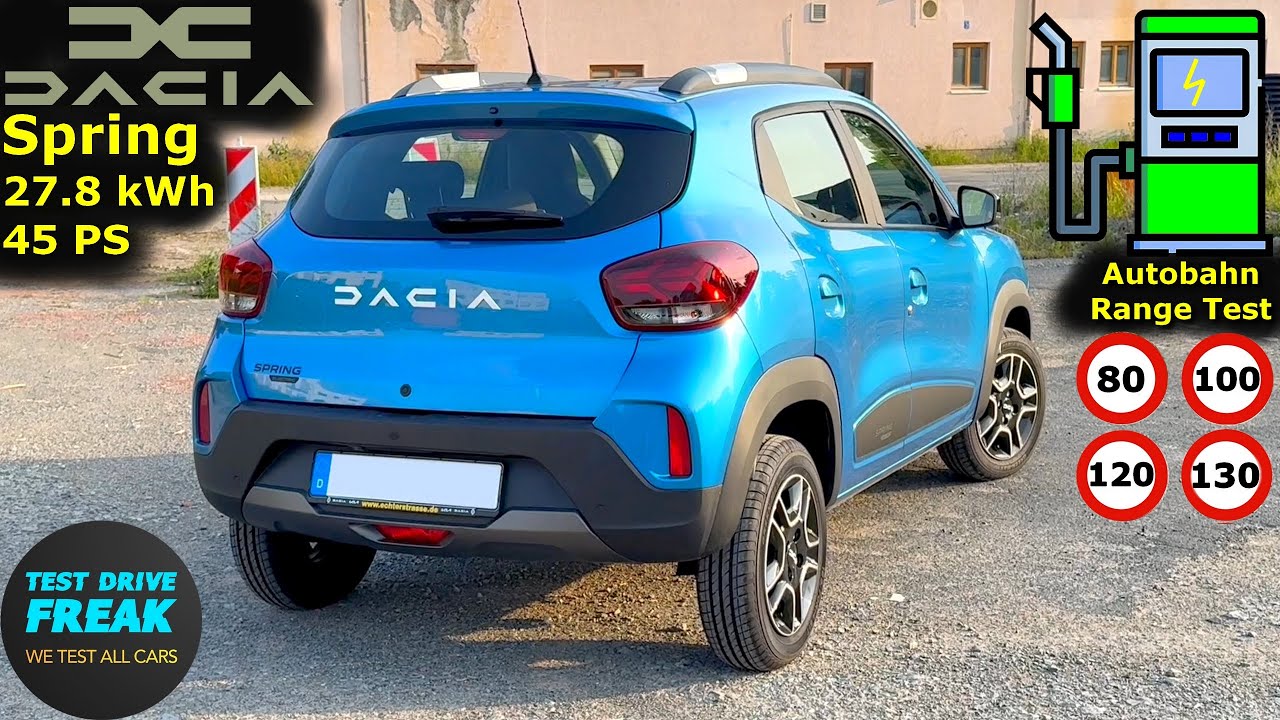2023 Dacia Spring Electric 45 PS TEST DRIVE ⚡ Acceleration + Topspeed ...