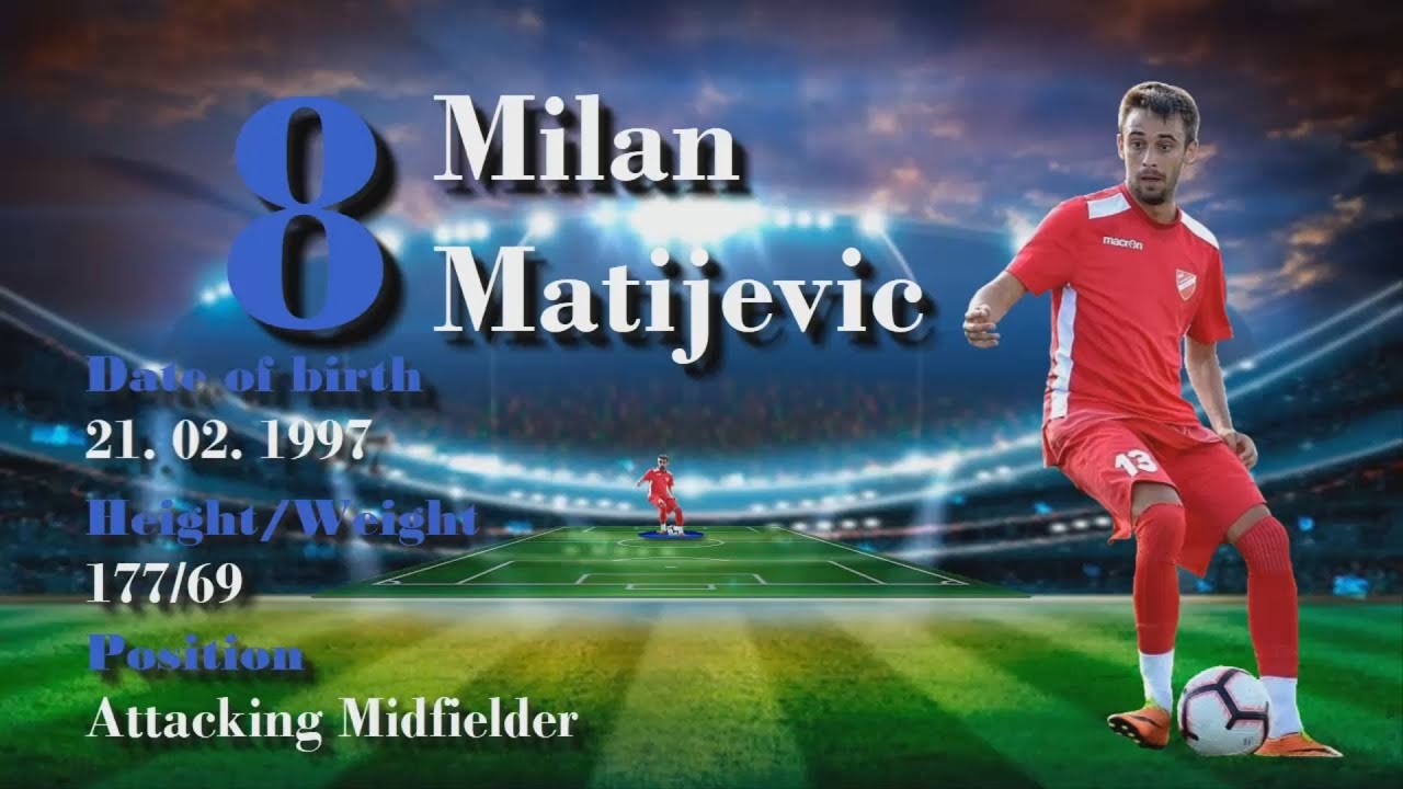 Milan Matijevic Attacking Midfielder Highlights 202021 - YouTube