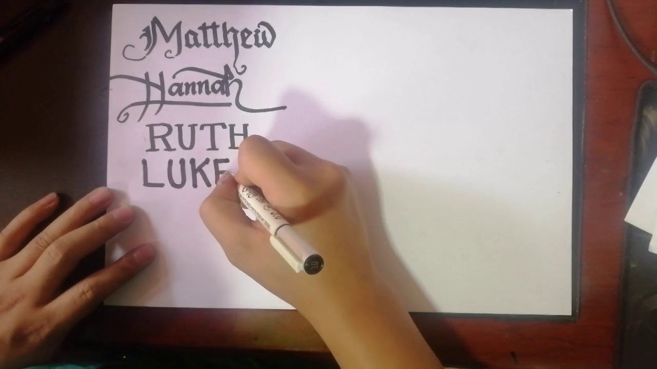 Calligraphy _ Basics (tagalog) - YouTube