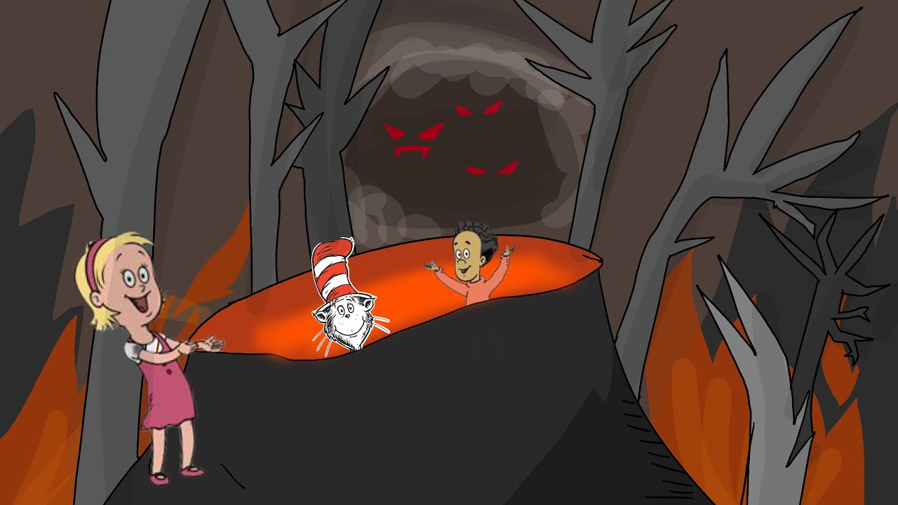 Cat in the Hat! Jumping into the Volcano 🌋 - YouTube