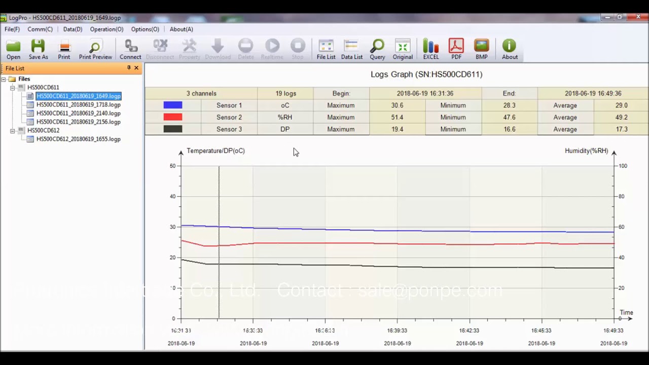 S500-TH / HUATO การใช้งาน Software เครื่องวัดและบันทึกอุณหภูมิ ความชื้น ...