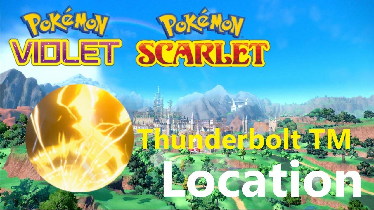 Where to Find the Thunderbolt TM in Pokemon Scarlet and Violet! - YouTube