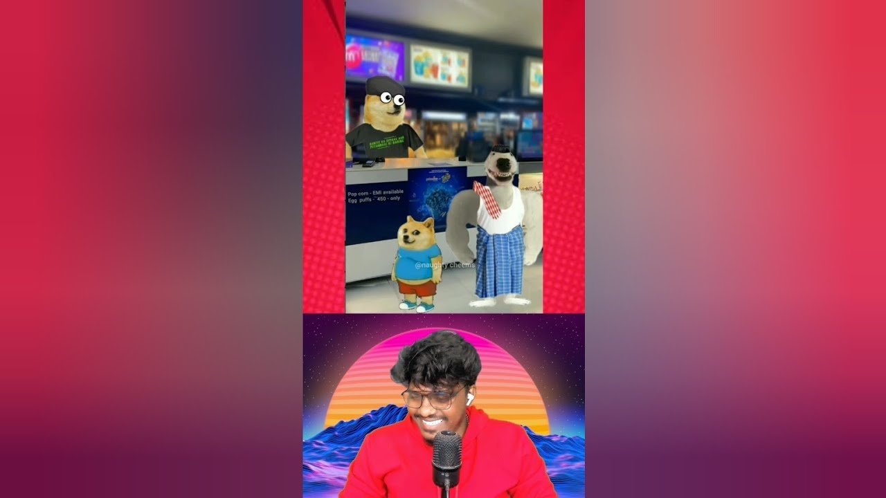 Cheems Reaction video 🤣 reels troll 😂 tamil troll 😂 Insta reel troll🤣 ...