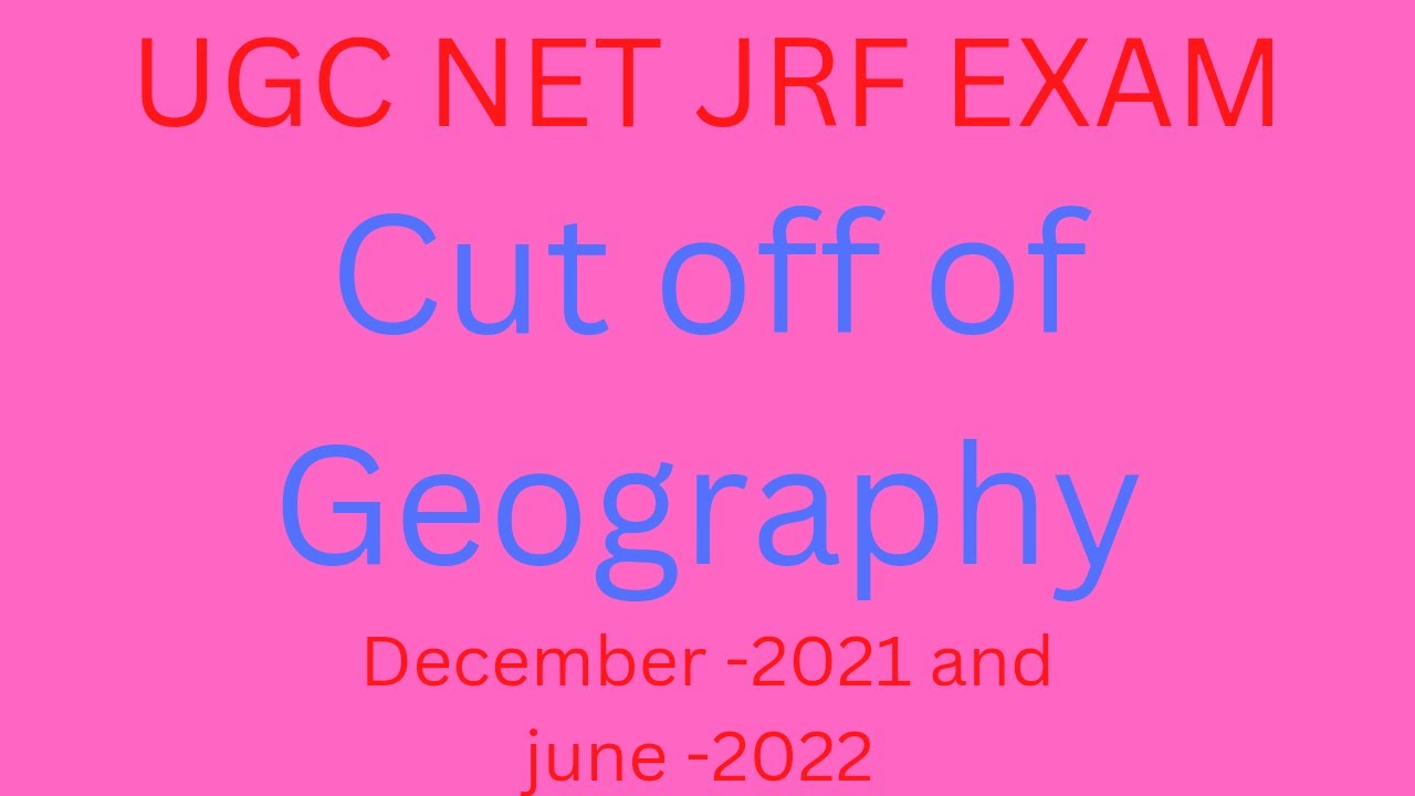 Cut off marks || Geography - YouTube