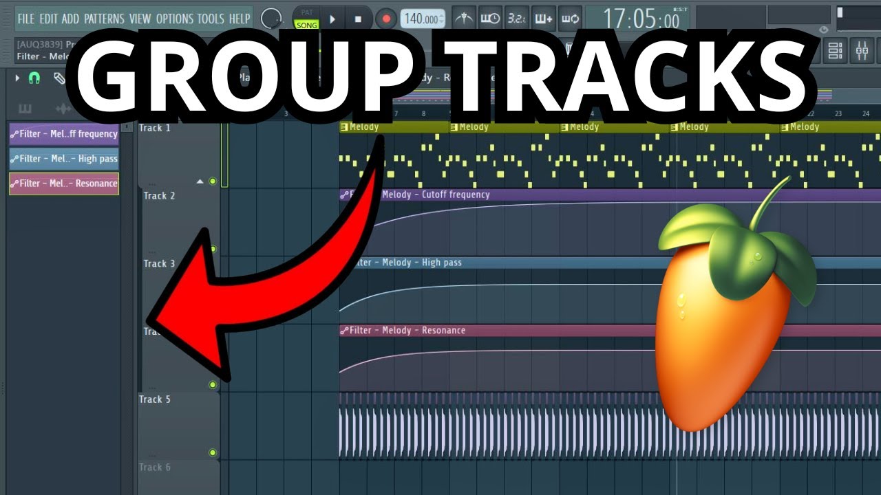 How to GROUP (& hide) Tracks in FL Studio - YouTube