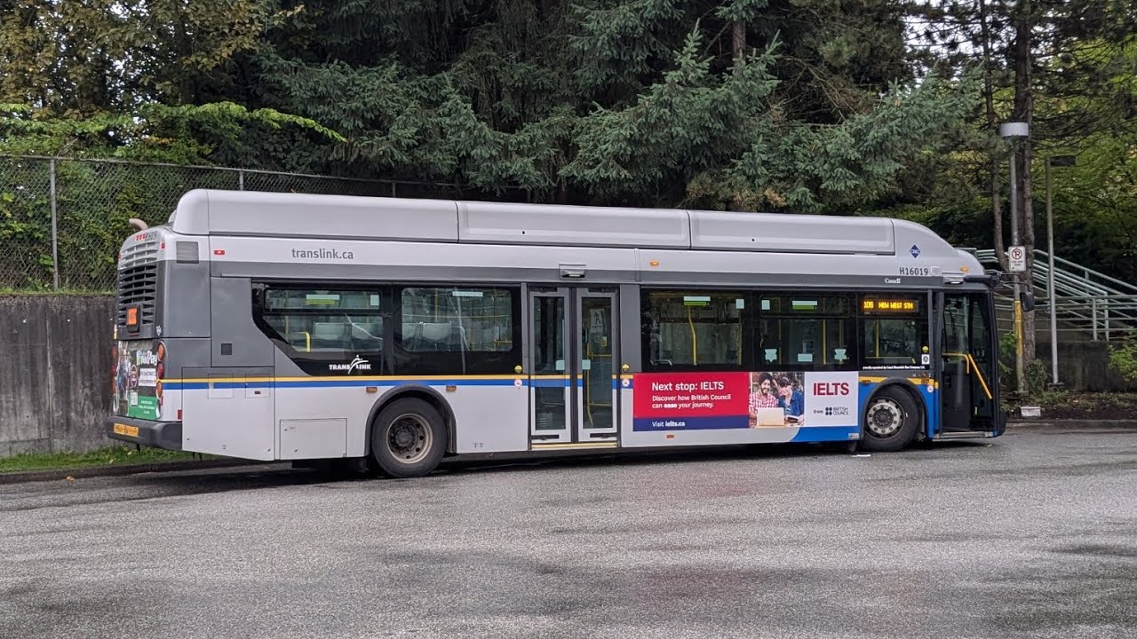 Translink CMBC 16019 on the 106 to New Westminster station - YouTube