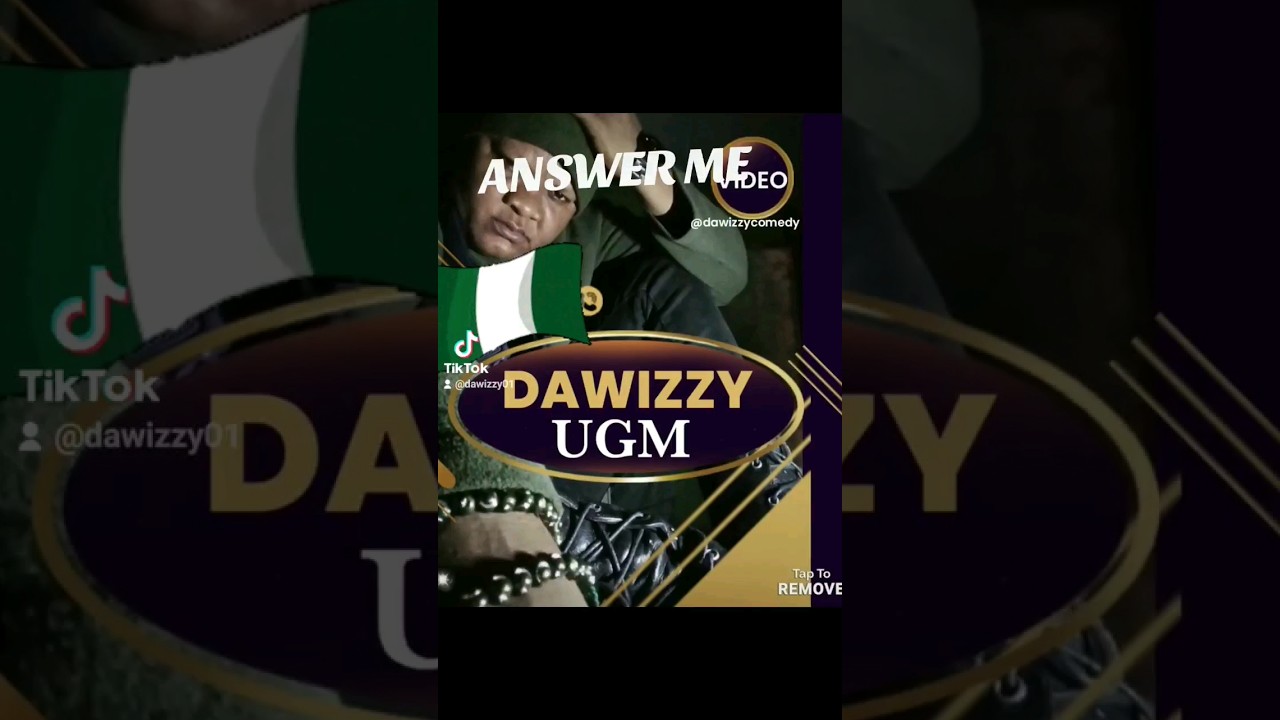 DAWIZZY UGM BEST NIGERIA SONG TO WATCH #dawizzy - YouTube