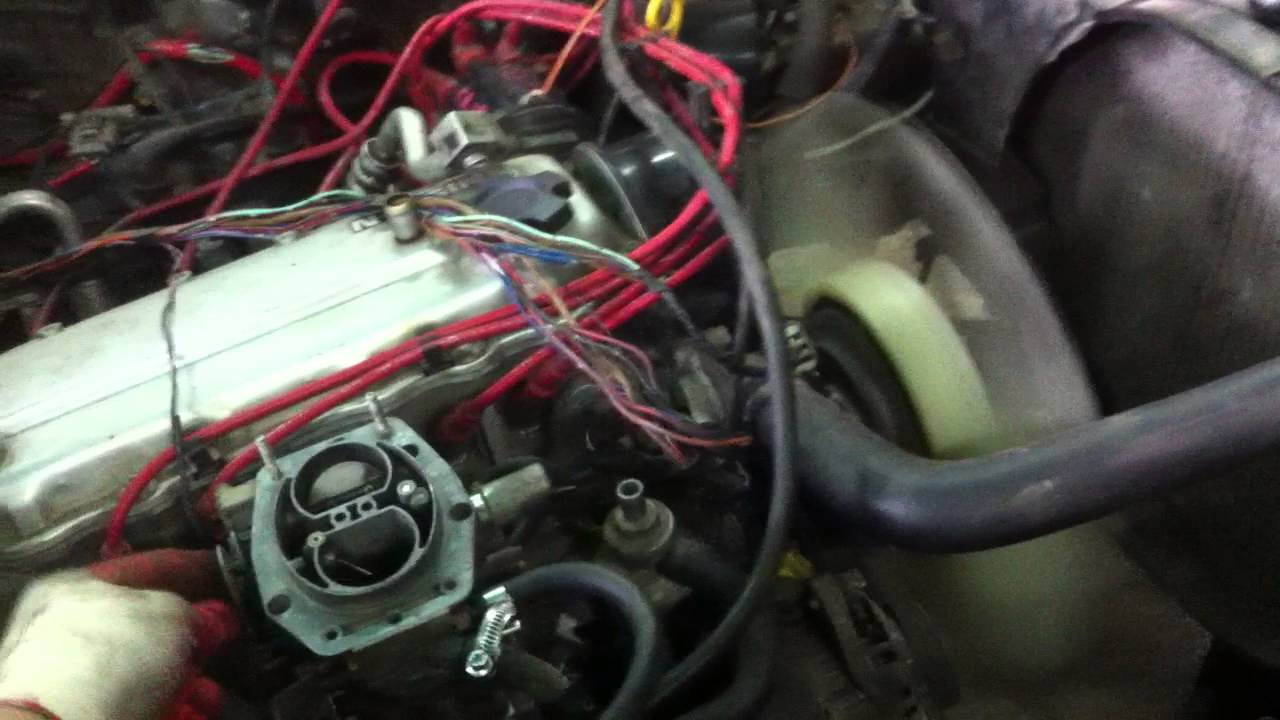 Nissan ca18i с карбюратором солекс - YouTube