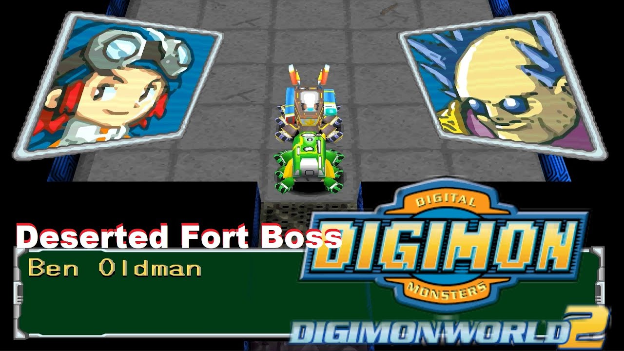 Digimon World 2 Alternative Deserted Fort Boss Ben Oldmen - YouTube