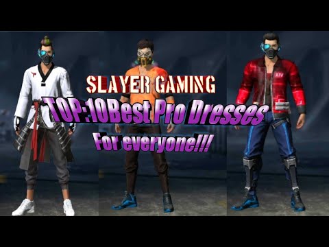 Top10 Best Pro Dress Combinations For Free fire players||By :Slayer ...