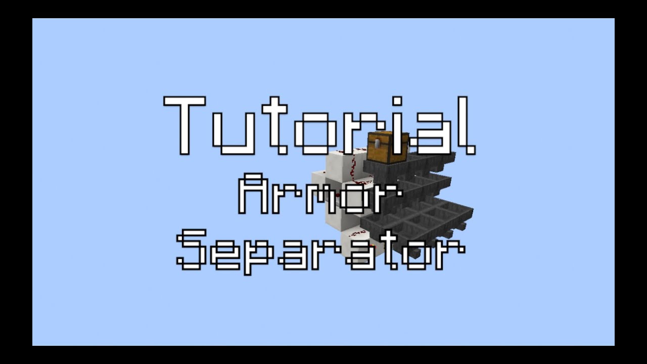 Armor Separator [Tutorial] - YouTube
