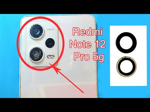 Xiaomi Redmi Note 12 Pro 5G Kırık Kamera camı nasıl değiştirilir.📷