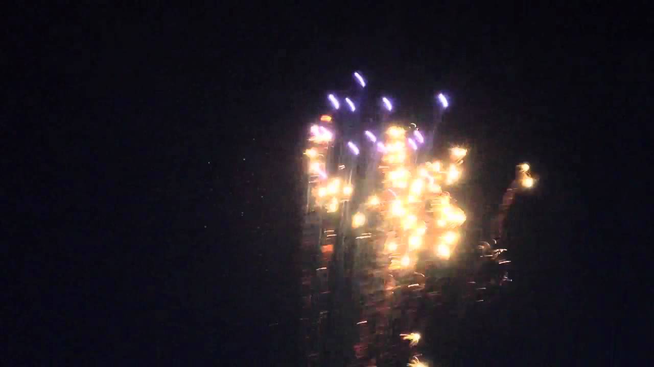 Cosmic collision firework - YouTube
