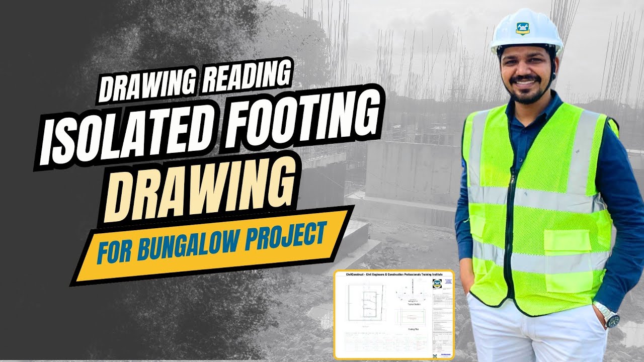 How to Read Foundation Drawing | Footing Drawing Reading | Footing Plan ...