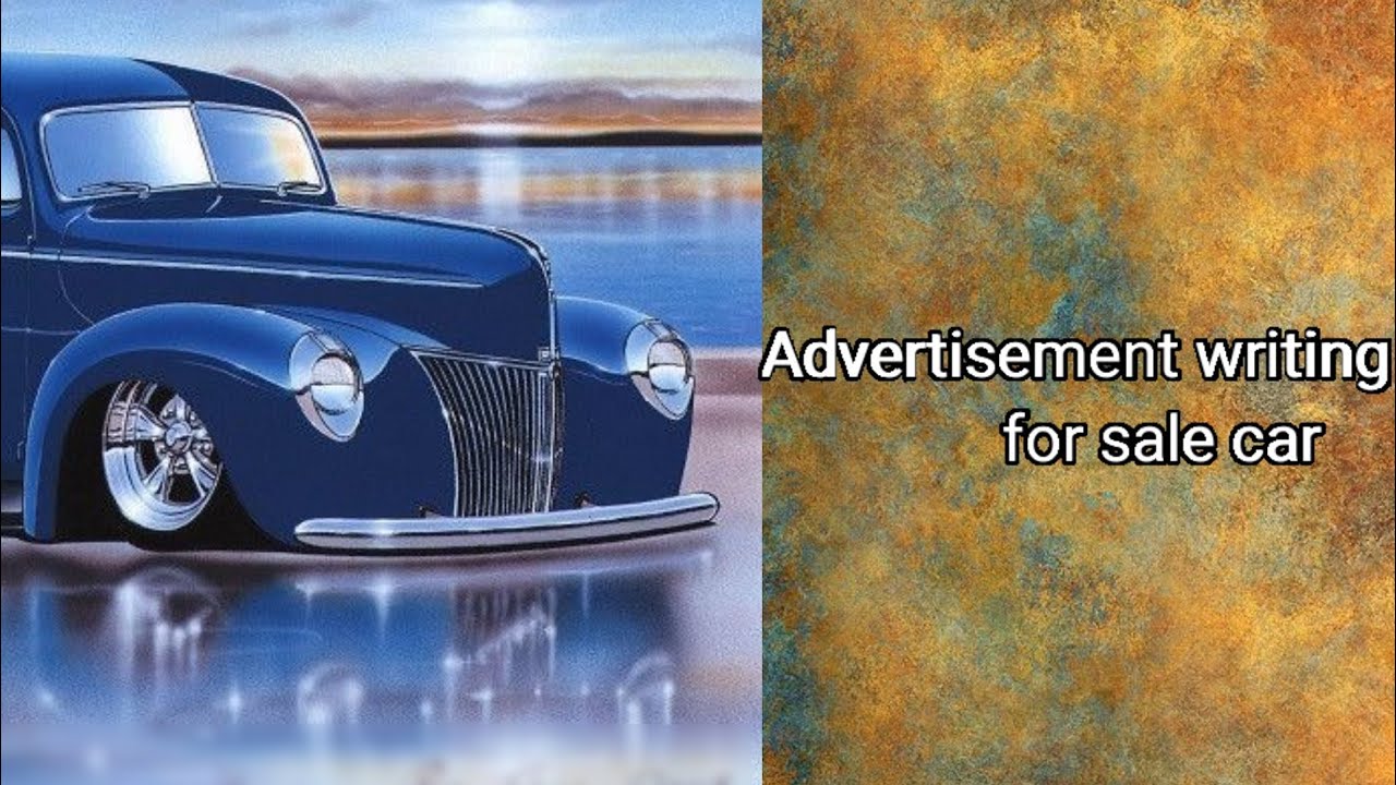 Advertisement format for students in English CBSE class 9,10,11,12 ...