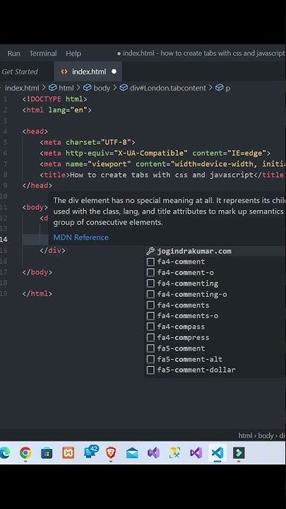 How To Create Tabs With Css And Javascript Html Css Javascript Tabs