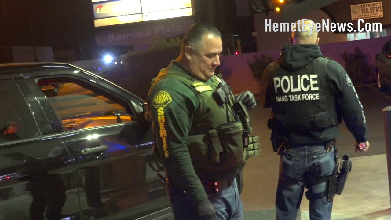 Hemet Police Gang task force arrests man with stolen gun - YouTube