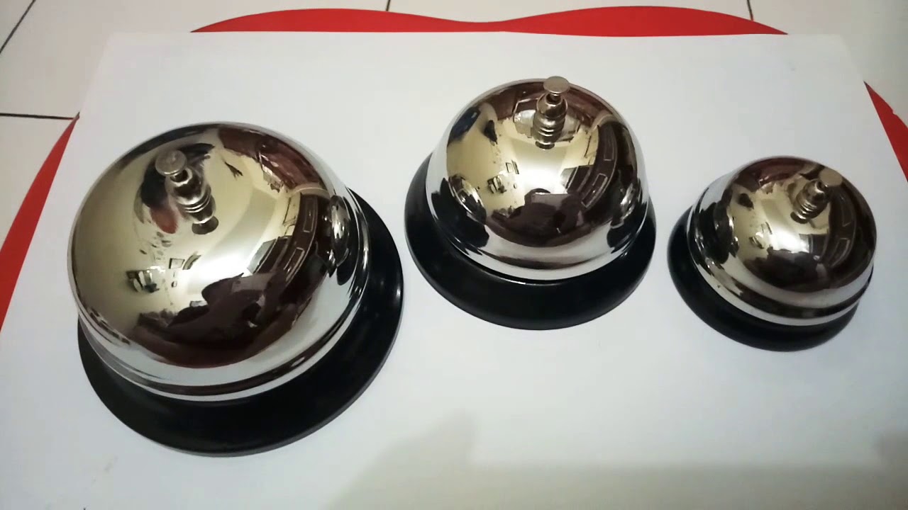 Review lobby bell - call bell - bell ting - reception bell - YouTube