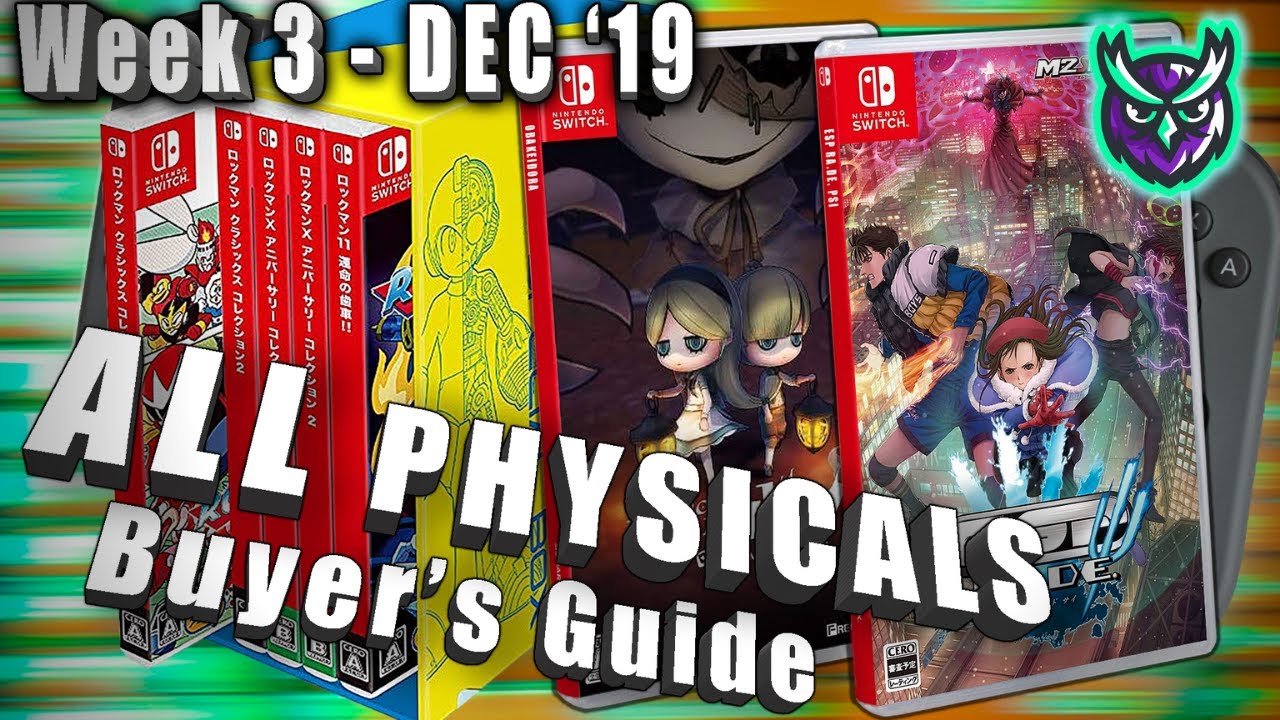 ALL Switch PHYSICAL Games This Week! - Buyer's Guide - Dec. Week 3 2019 ...