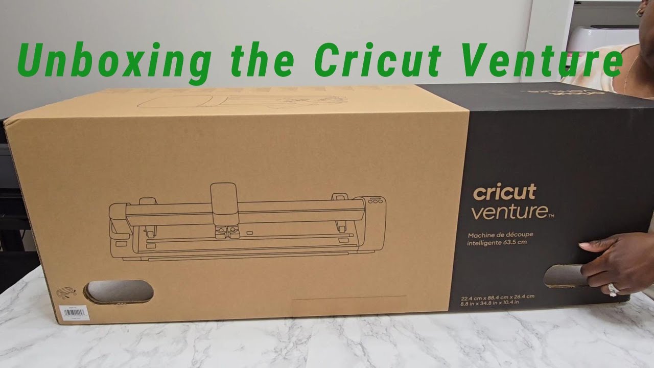 Cricut Venture Unboxing and Docking Stand Setup - YouTube