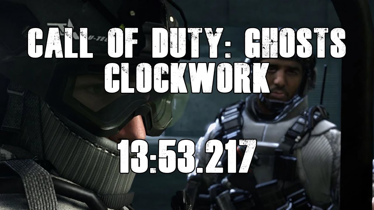 CoD: Ghosts - Clockwork World Record 13:53.217 - YouTube
