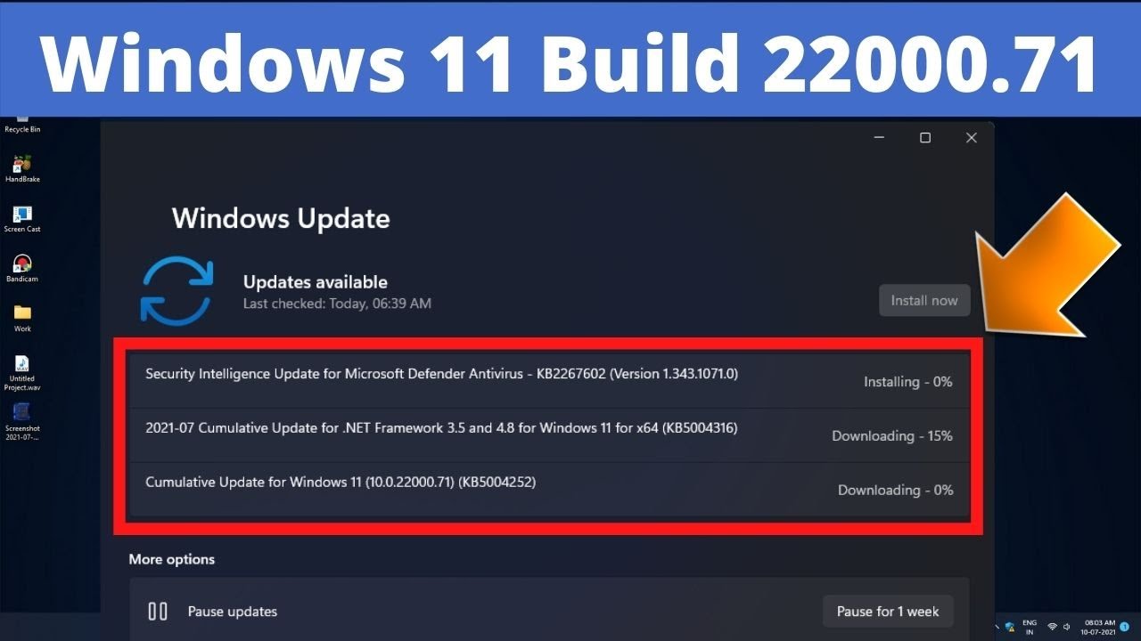 Windows 11 Insider Preview Build 22000.71 (KB5004252) Update | Windows ...