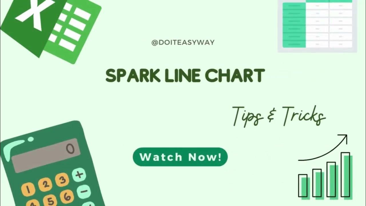 Spark line chart in excel | Excel tricks - YouTube