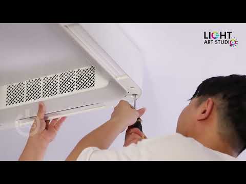 ZenBreeze Bladeless Ceiling Fan with LED Light | Luxury Cooling by Light Art Studio