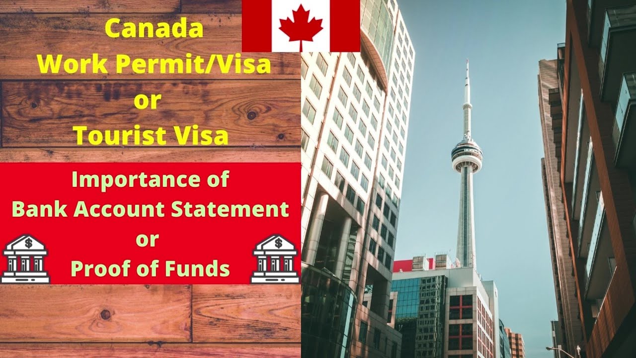 Importance of Bank Statement or proof of funds || Canada Tourist Visa ...