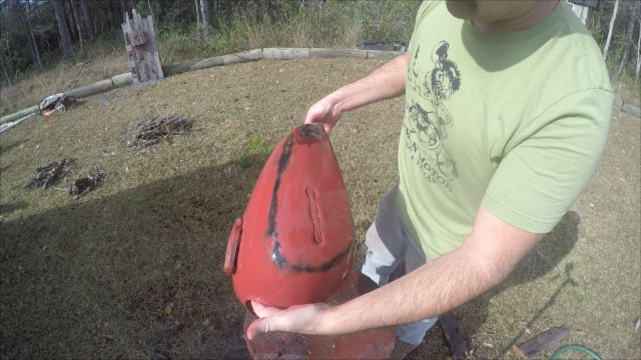 Xs650 Fuel tank fake patina - YouTube