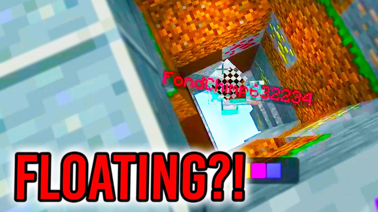 FLOATING HACKS IN MINECRAFT SKYWARS! - YouTube