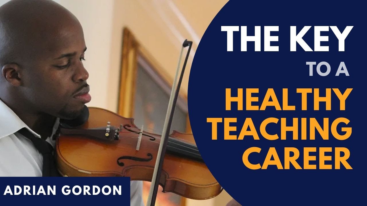 For Teachers | Cultivating excellence & self care w Adrian Gordon - YouTube