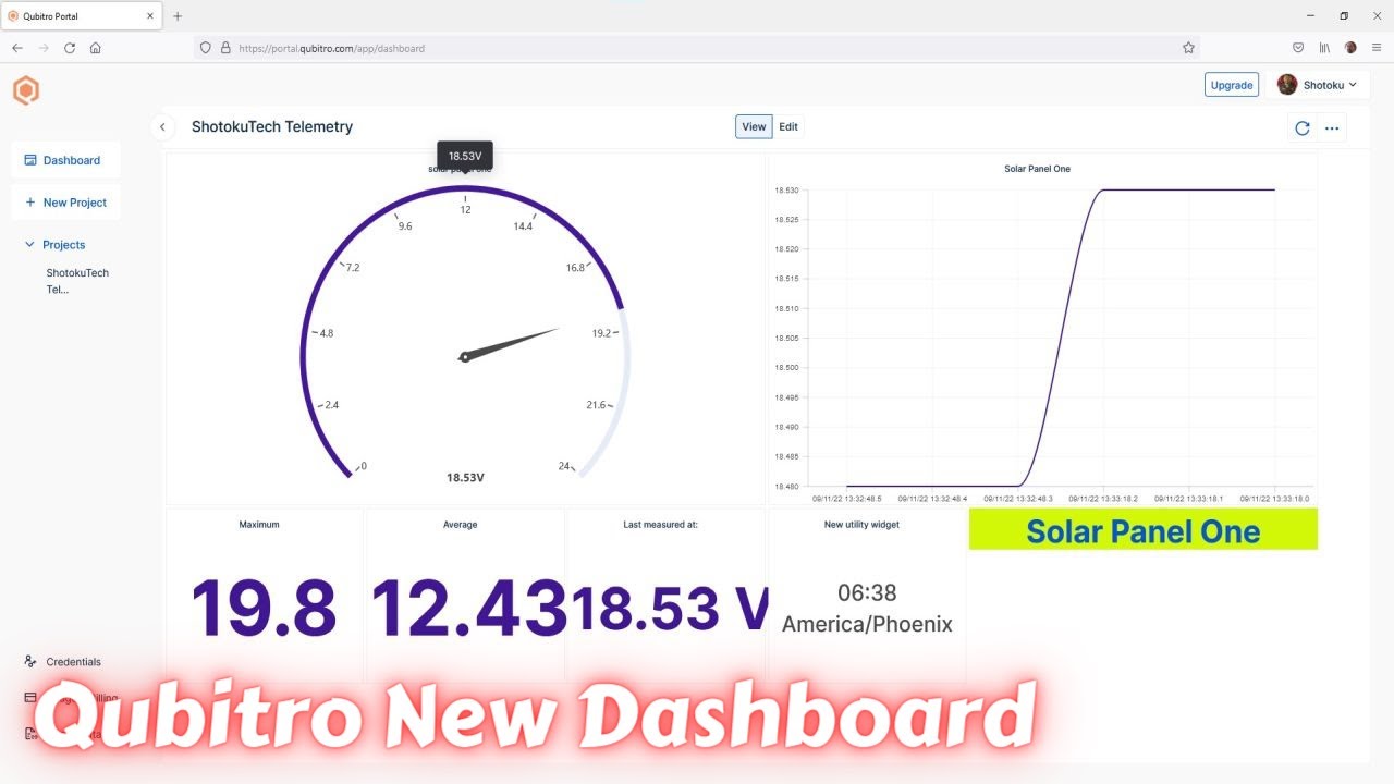 New Qubitro IoT Dashboard Tour - YouTube