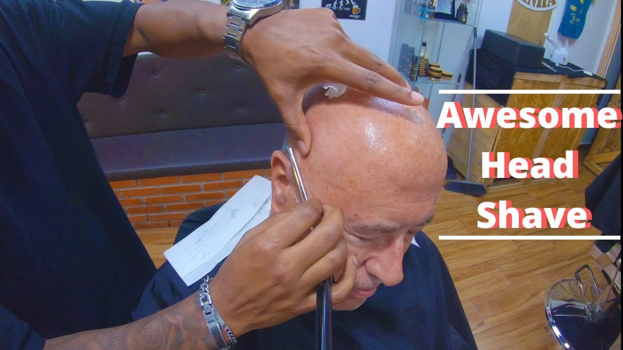 Awesome Head Shave - YouTube