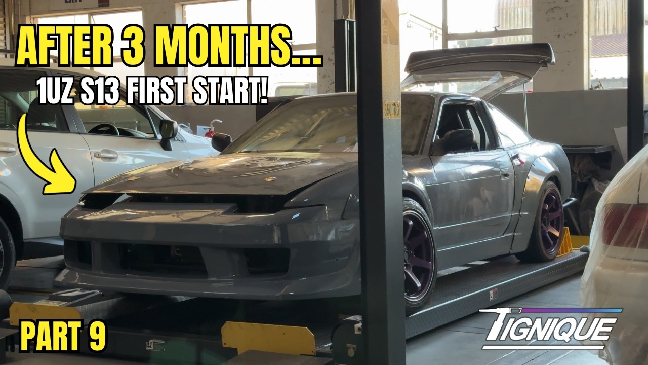 WE STARTED THE 1UZ S13! First Startup of the Pro Drift Build | Nissan ...