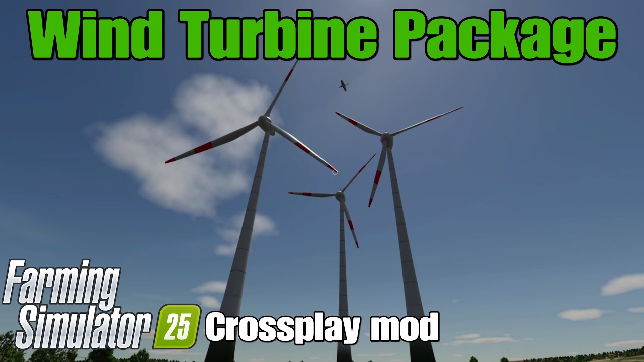 Wind Turbine Package / FS25 Crossplay mod - YouTube