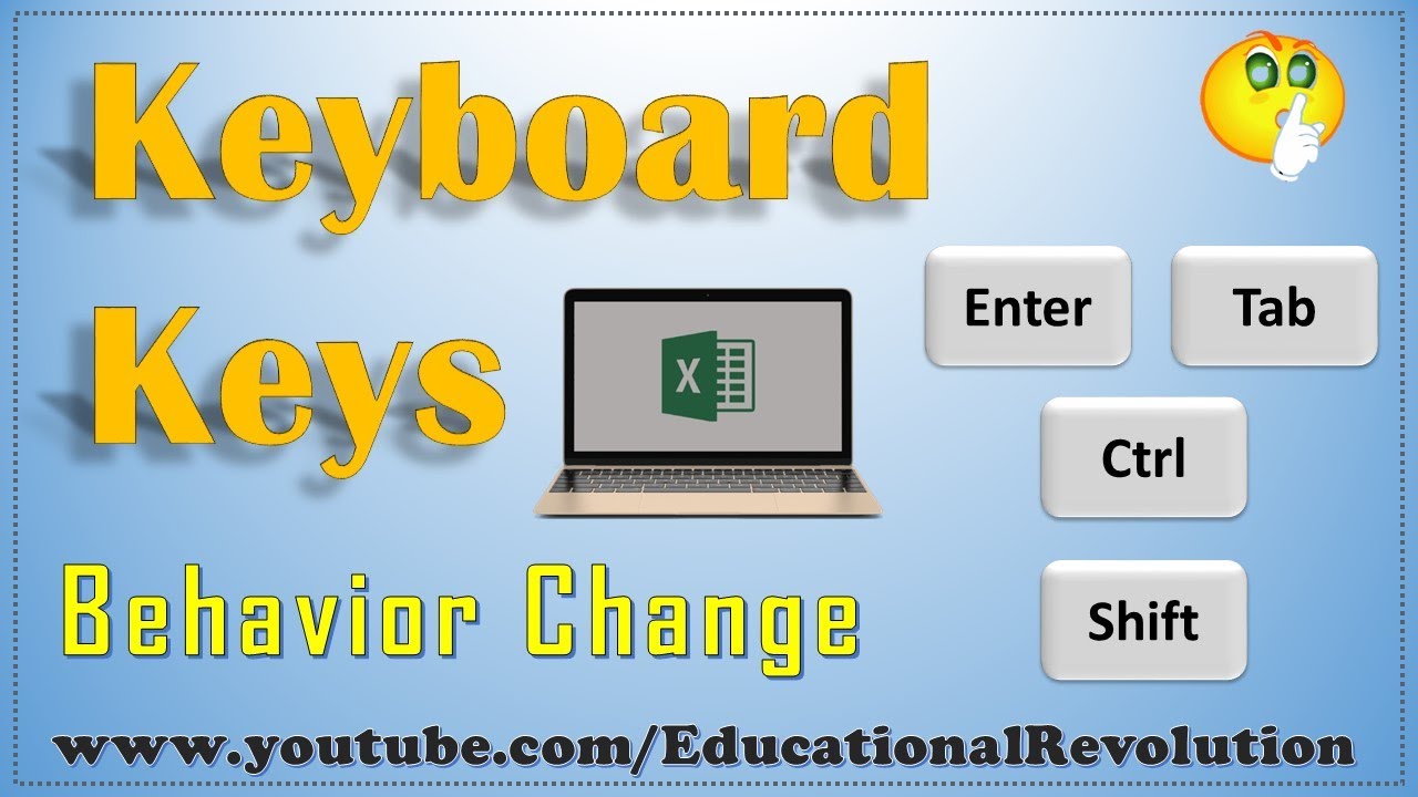 How To Change Keyboard Keys Behavior For DATA Entry In Excel Advance how-to-change-keyboard-keys-behavior-for-data-entry-in-excel-advance
