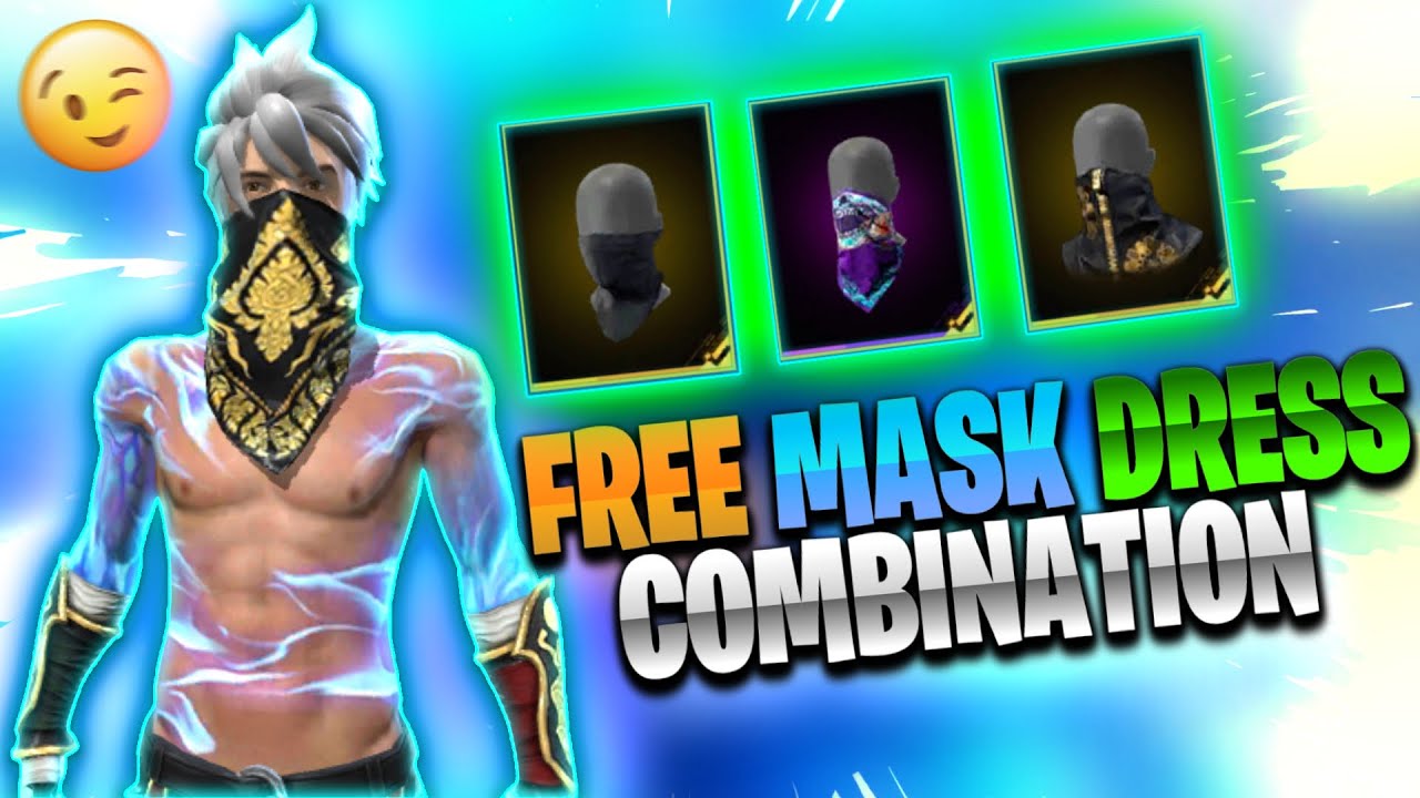 FREE FIRE ALL NEW MASK DRESS COMBINATION ⭐|⭐ TOP 5 DRESS COMBINATION ...