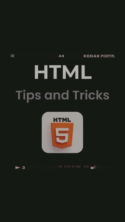 Html Tips And Tricks Html Css Coding Shorts Viral Tips Tricks Webdevelopment Css