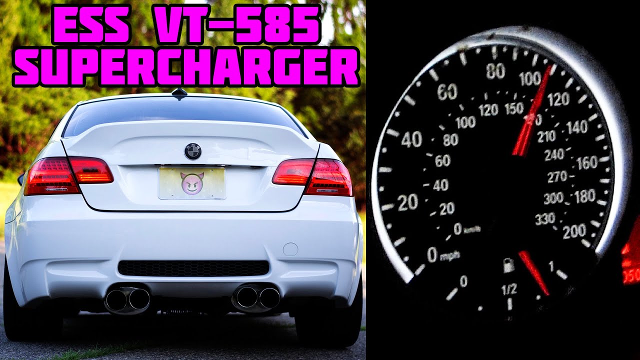 Supercharged M3 Acceleration | ESS Tuning Supercharger - YouTube