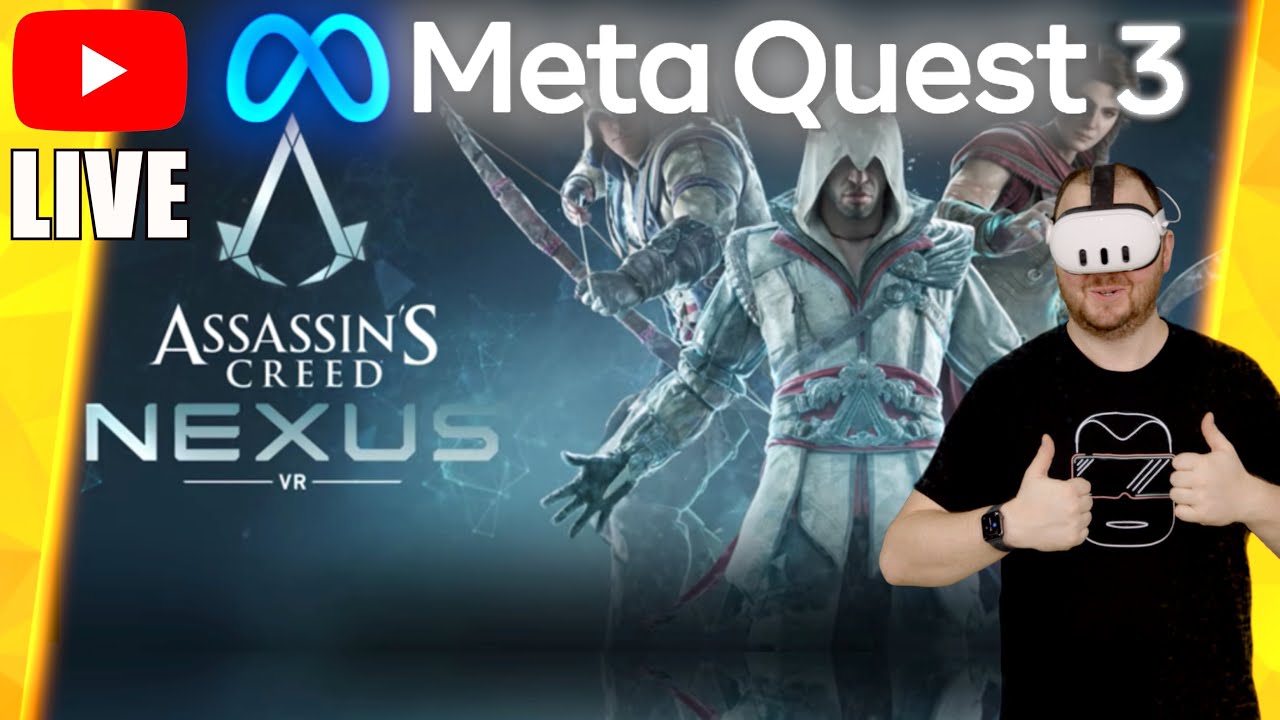 ASSASSIN'S CREED NEXUS VR mit der META QUEST 3 [Teil 2 - Standalone] LIVESTREAM Meta Quest 3 ...