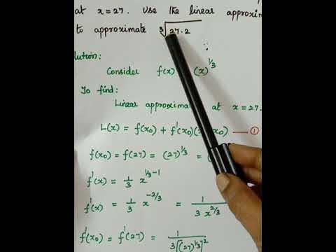 8.Differential and partial derivatives.Linear approximation Ex8.1(1-3 ...