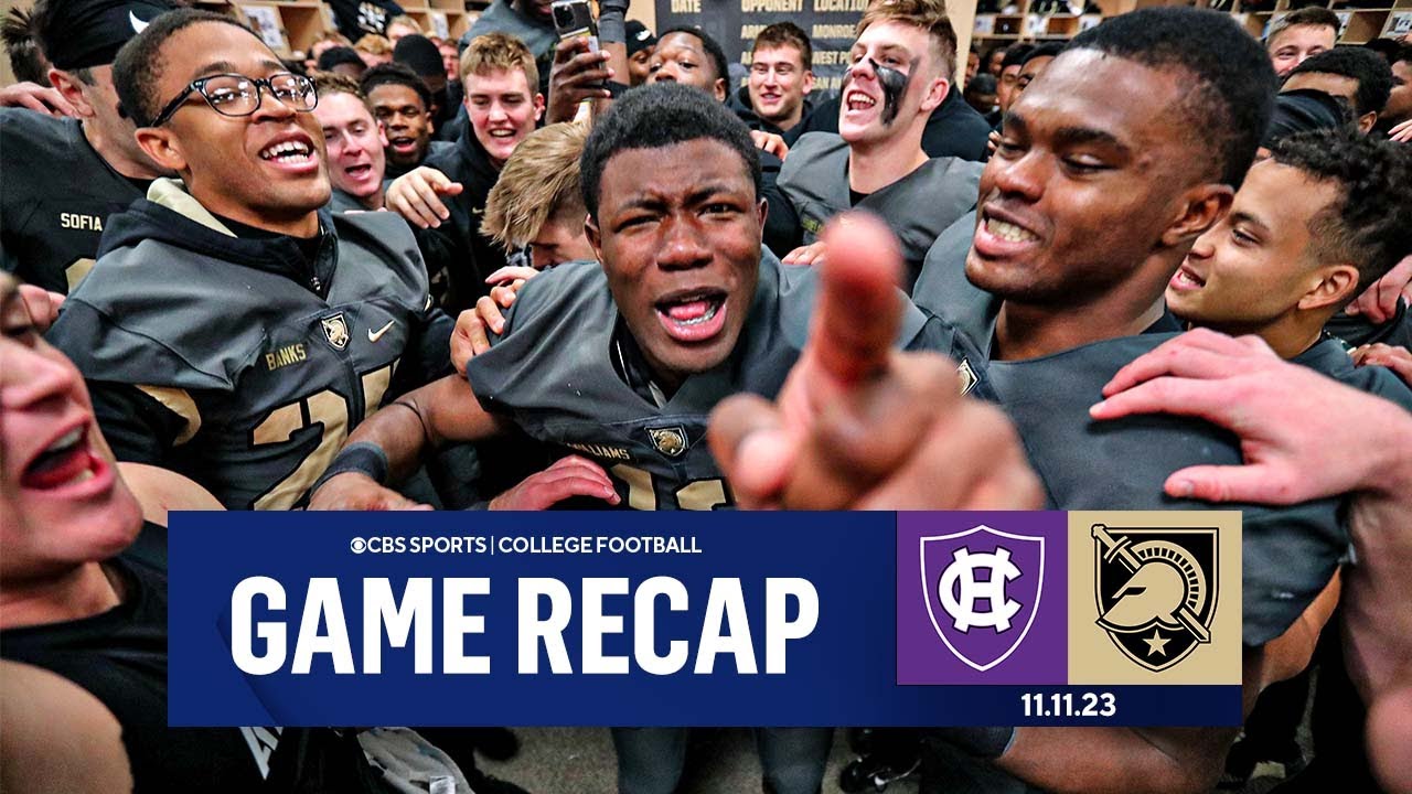 Army KNOCKS OFF Holy Cross In CLOSE GAME I FULL HIGHLIGHTS + RECAP I ...