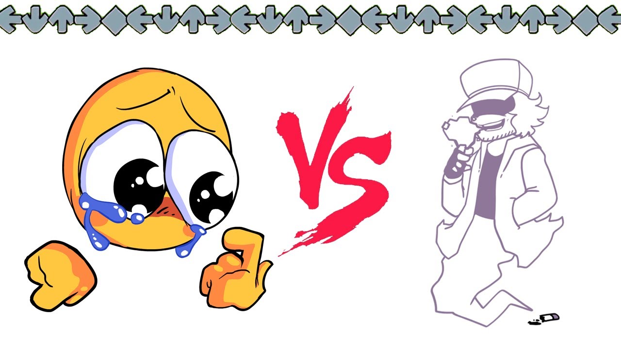 FnF Crying Cursed Emoji VS Garcello Fading | FNF ANIMATION - YouTube