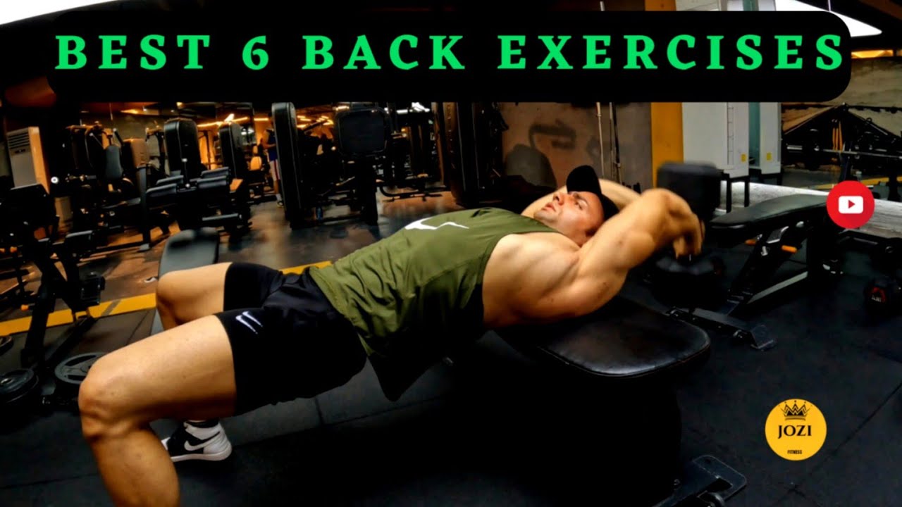 BEST 6 BACK EXERCISE | back bigger - YouTube