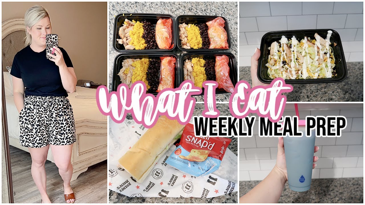WHAT I EAT IN A DAY ON WW | WEEKLY MEAL PREP | EASY MEAL IDEAS - YouTube