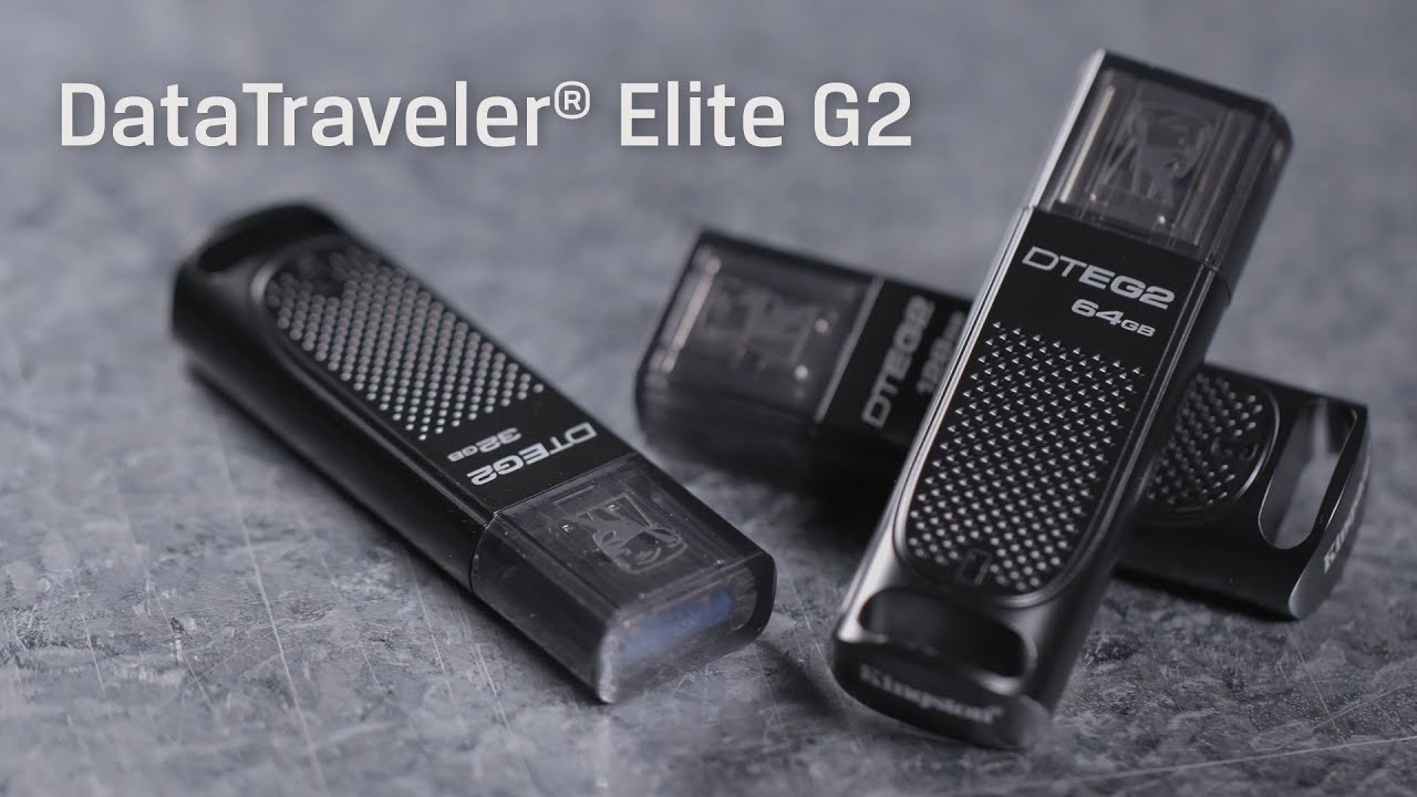 DataTraveler Elite G2 USB 3.1 フラッシュドライブ - 32GB～128GB | Kingston - YouTube